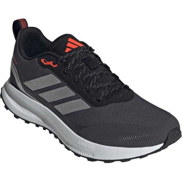 アディダス adidas コアランナー5TRランニングシューズ 靴 スニーカー メンズ 男性 撥水 グリップ力 柔らかい レギュラーフィット シューレースクロージャー トレーニング 部活  JI4084　トラック以外でのランニングには、この...