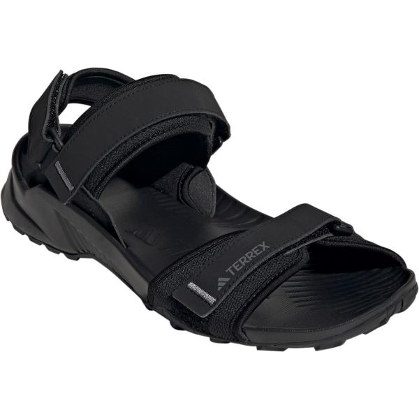 アディダス adidas TERREX HYDROTERRA ユニセックス コアブラック/コアブラック/グレーフォー ウォーターサンダル 面ファスナーストラップ 快適な履き心地 クッション性  JQ2231　アウトドア　夏のアドベンチャーに...