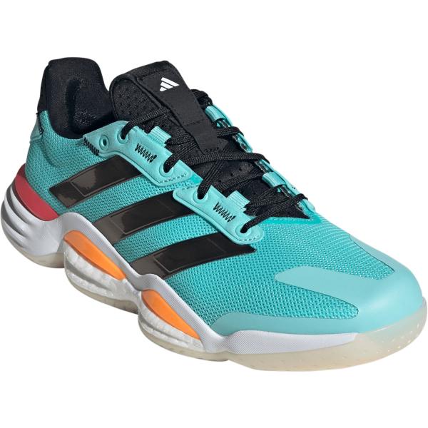アディダス adidas スタビル 16 インドア /STABIL16INDOOR シューズ 靴 メッシュアッパー レギュラーフィット シューレースクロージャー 部活動 クラブ サークル  JR7123　ディフェンダーを抜き去り、勢いよく踏...