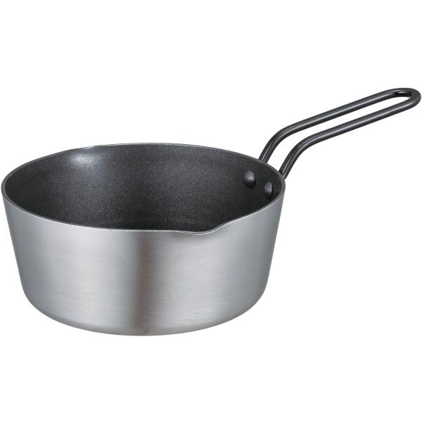 コパン copan 二層鋼ミニミルクパン16cm 片手鍋 調理器具 クッカー ミニ 小型 コンパクト 熱伝導性 保温 両側注ぎ口 注ぎやすい 汚れが付きにくい 洗いやすい 料理  868606　アウトドア　カレーやトマトスープなどの煮込み料...