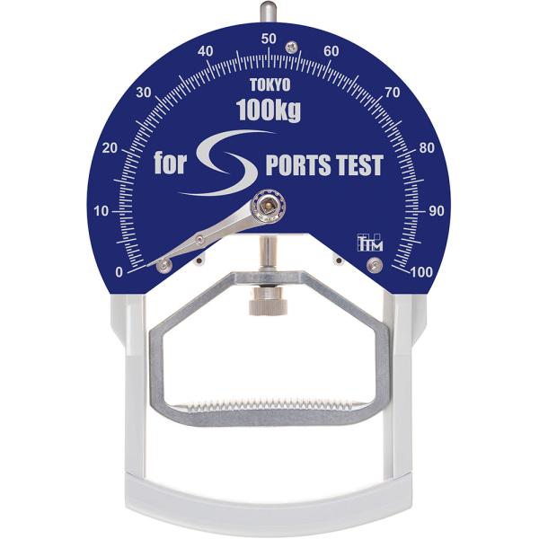 ダンノ DANNO スメドレー握力計100kg 握力 グリップ 握力測定 体力テスト 500g単位 0.5kg単位 強化ポリカーボネイト 握力計 体育 授業 部活 測定  D3643　0.5 単位で計測出来る!