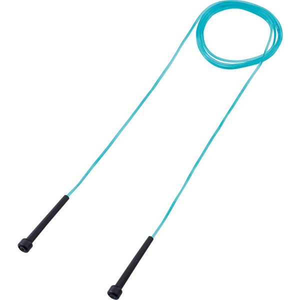 ダンノ DANNO Skipping Rope 縄跳び ジャンプロープ なわとび とびなわ 小学生 中学生 高校 大人 運動不足解消 体育 学校 ロープ調整可能 トビナワ  D7104　細身のグリップだから回転させ易く子供から大人も使用できます。