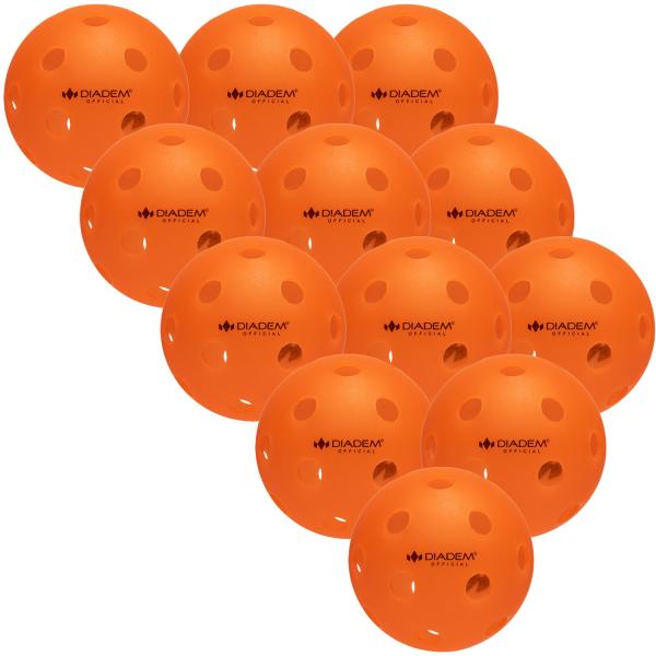 ダイアデム DIADEM パワーピックルボール PICKLEBALL INDOOR 12個入 インドア用 生涯スポーツ 球技 屋内用 ボール USAPA認定  TPB007　USAPA商品。耐久性のあるプラスチックを使用。屋内コートに最適。...