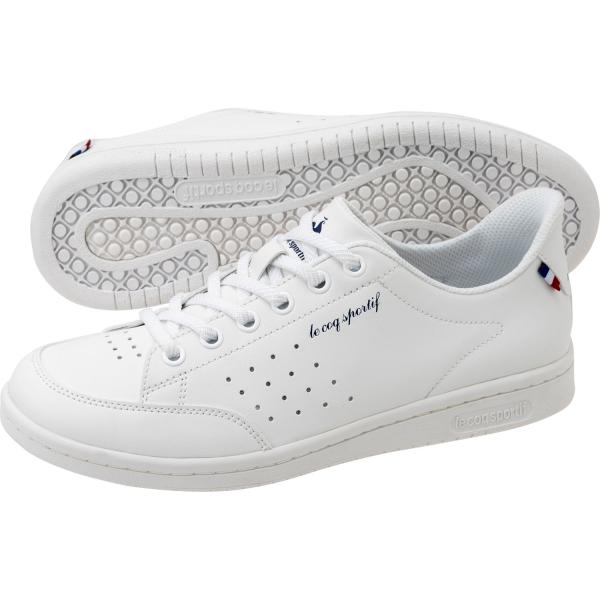 ルコックスポルティフ le coq sportif ラ ローラン SI LA ROLAND ホワイト/ブラック レディース ウィメンズ 女性 スニーカー 靴 シューズ 消臭 軽量 クッション性 コート 2E相当  QL3XJC06WB　[L...