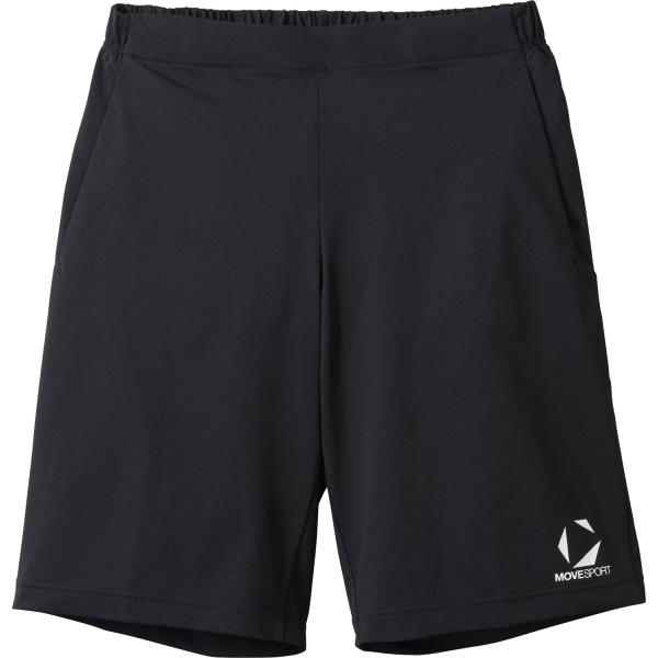 ムーブスポーツ MOVESPORT トレーニングショートパンツ  ST5SHPT0M　【チーム対応】ワンポイントロゴ トレーニングショートパンツ。防風性とストレッチ性に優れた薄手のニット素材。
