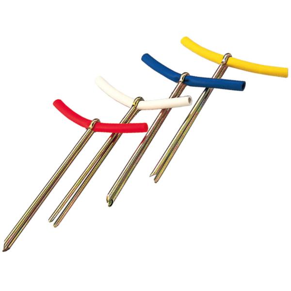 エバニュー EVERNEW グラウンドポイントラバー2 10本入 体育 授業 体育授業 体つくり 部活 運動 釘  EKA125 700　グラウンドでのマーカーポイントとして、ラバータイプを採用しているため、地面に立つマーカーとなっています...