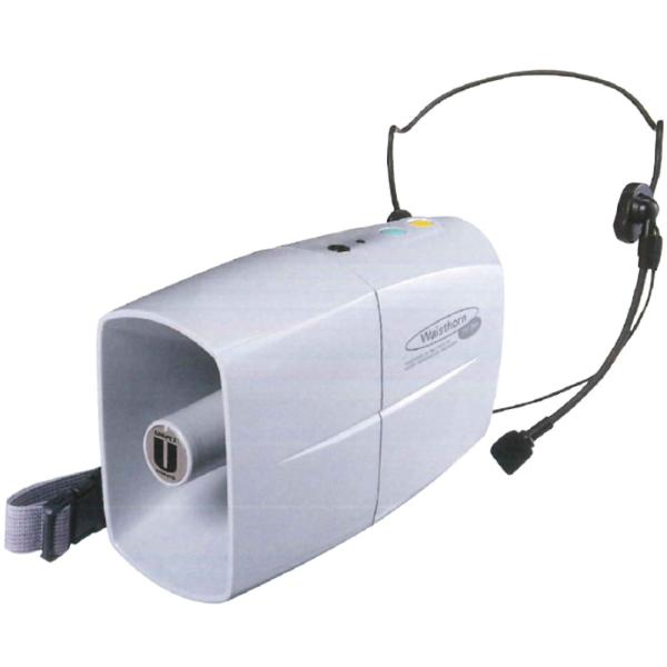 エバニュー Evernew ヘッドマイクメガホン 体育 授業 体育授業 体つくり 部活 運動 拡声器  EKB301　マイクはヘッドセット仕様です。小型の拡声器はベルトを使用して腰や肩に装着することができます。ハンズフリーで使用できるので、...