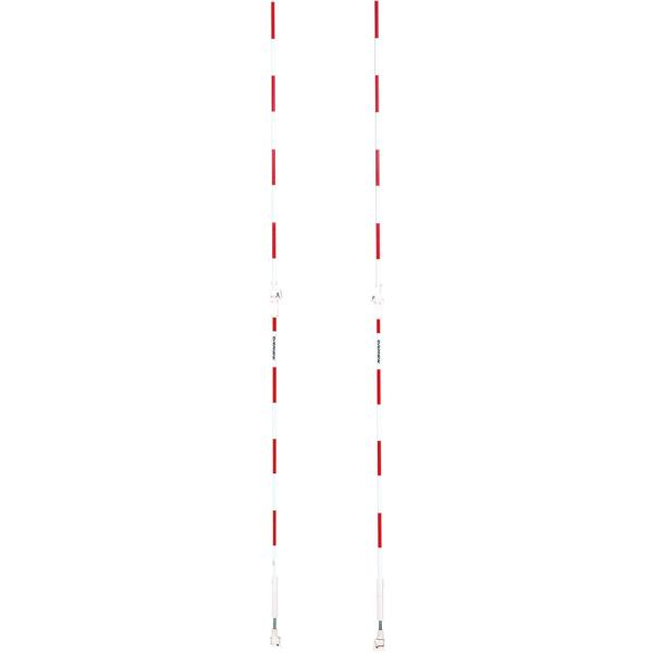 エバニュー Evernew 【メーカー直送品】 バレーネットアンテナDX 学校体育 体育 部活 授業 クラブ チーム アンテナ ワンタッチタイプ アンテナ止具付  EKE020　バレーボール 　上下白帯付きネットはもとより、はめ込み式なので...