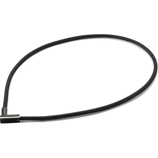 ファイテン Phiten ラクワ磁気ネックレス RAKUWA磁気ネックレス チョッパースクエア ブラック/シルバー 50cm 管理医療機器 健康アクセサリー 肩こり 首こり 血行促進  TG897153　印象を磨き上げるアシンメトリー。紐の...