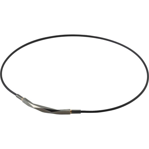 ファイテン Phiten ラクワ RAKUWAネックレス ダイヤモンドカット ブラック 50cm メンズ レディース スポーツネックレス メタックス チタンネックレス チタンアクセサリー  TG899153　首元を魅せる、強さと優雅さの象徴...