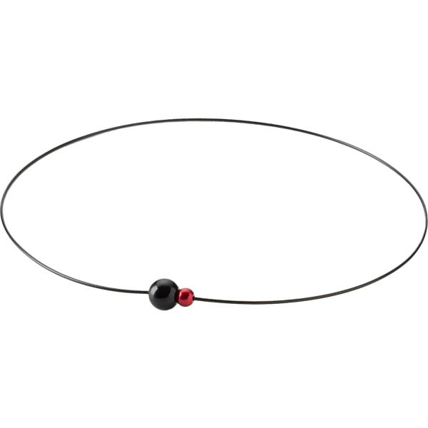 ファイテン Phiten ラクワネックレス エクストリーム RAKUWAネックレス EXTREME ミラーボールツイン ブラック/レッド 40cm スポーツネックレス 軽量  TG905151　スポーツシーンを彩る印象的なデザイン。軽量なア...