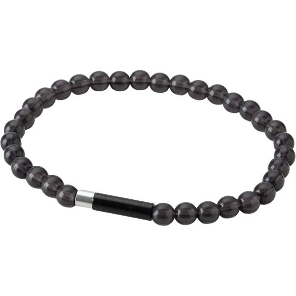 ファイテン Phiten ラクワブレスレット エクストリーム RAKUWAブレスレット EXTREME クリスタルタッチ ブラック/シルバー 18cm スポーツブレスレット メタックス  TG910126　優れた耐久性と天然石のような高級感...