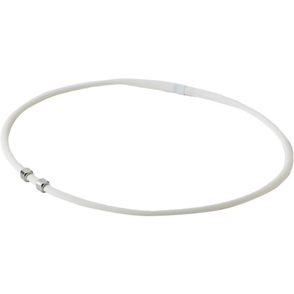 ファイテン Phiten ラクワネックレス エクストリーム RAKUWAネックレス EXTREME キューブ ホワイト 43cm スポーツネックレス メタックス シリコン  TG911152　汗や水に強いシリコーン素材。肌にやさしく、スポー...