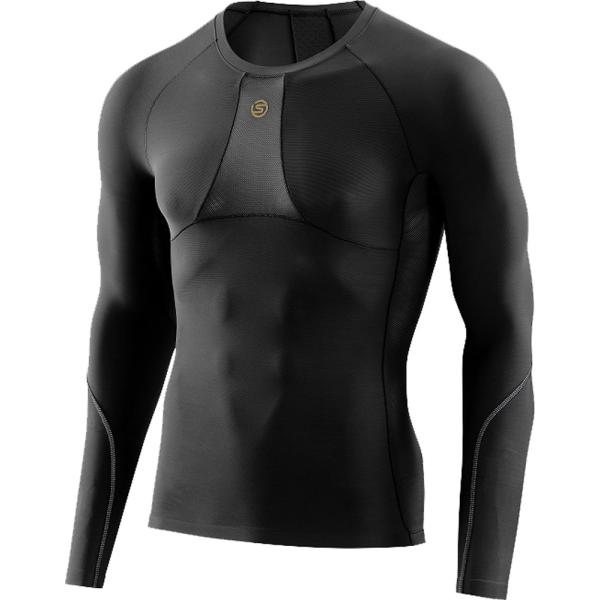 スキンズ SKINS シリーズ5 SERIES-5 メンズ トップス ロングスリーブ インナーシャツ アンダーシャツ コンプレッション 着圧 スポーツウェア 長袖 トレーニング  18121510 019　高強度の運動時におけるパフォーマン...