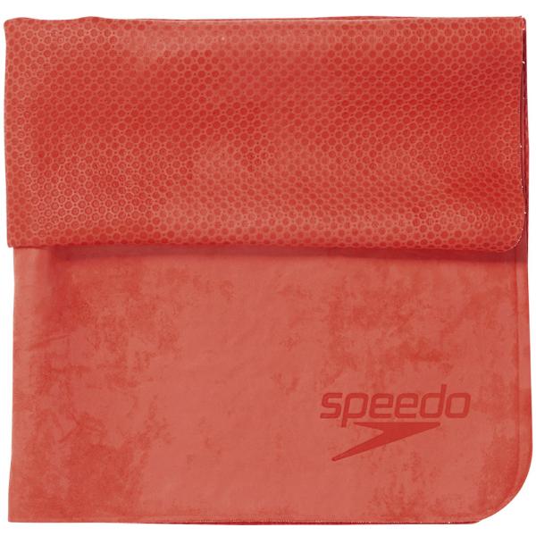 スピード Speedo セームタオル 小 メンズ レディース 43×32cm 吸水 なめらか 持ち運び コンパクト ロゴ スポーツタオル 水泳用品 体育 学校 授業 プール スイミング  SD96T02 RE　スイミング　柔らかく吸水率が高...