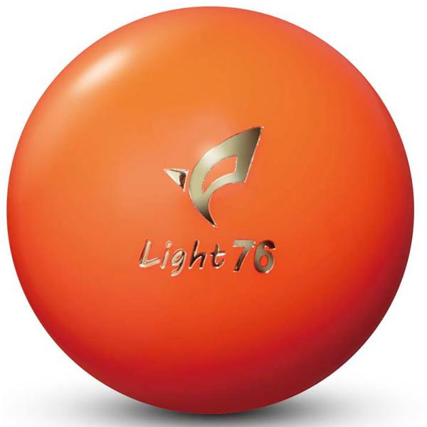 ハタチ HATACHI ライト76  BH3412 54　芝に強い約76gの軽量ボール。従来のライトボールから素材を見直し反発性能が約2.8向上。従来の中空ボールより慣性モーメントが約18小さく、転がり過ぎずにトマリやすい設計で距離が合わせ...