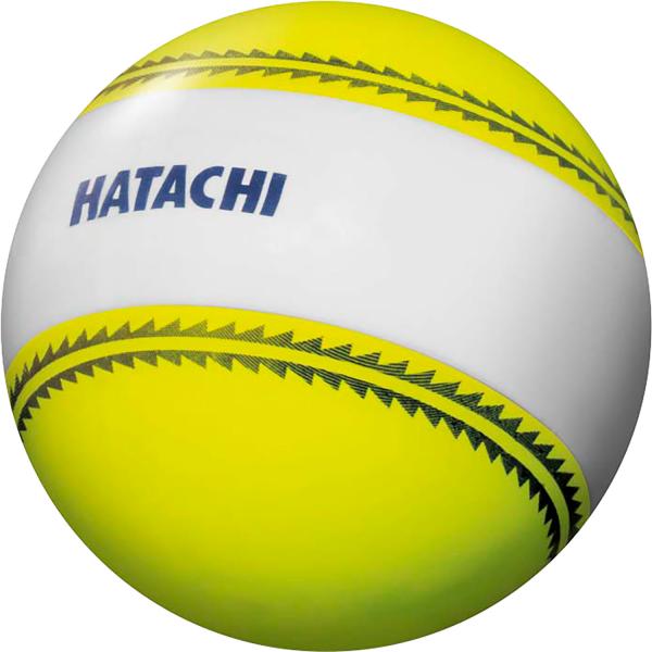ハタチ HATACHI ナビゲーションボール  BH3851 45　ホールポストへと転がる方向を定めやすい、極太のナビゲーションラインデザイン。転がる推進力が増す中空構造で遠くまでグングン転がる。発色の良いカラーに白いナビゲーションラインが...