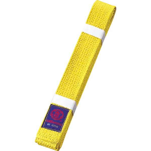 クサクラ KUSAKURA 色帯 黄 1号 215cm 幅4.2cm カラー帯 おび イエロー 柔道 空手 武道 武術 道着 道衣 部活 学校 体育 練習 トレーニング 試合 大会  JC1Y　柔道衣や空手衣など、武道用の色帯です。