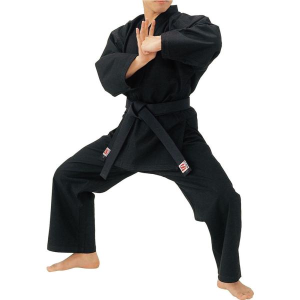 クサクラ KUSAKURA 黒11号 空手着2号 ズボン P3NP2 格闘技 武道着 学校 体育 部活 トレーニング 師範 有段者 練習 稽古 道場 習い事 男子 女子  R3NP2　師範・有段者向けの空手着ズボンです。