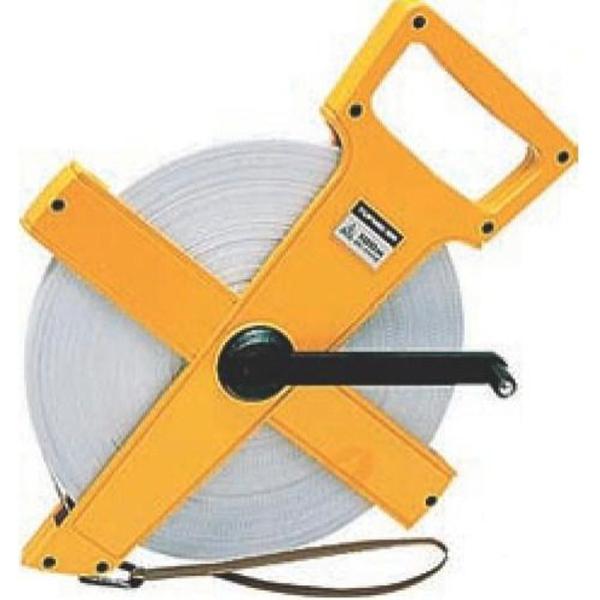 カネヤ KANEYA タフミックリール 100m K-2206 学校体育器具 学校備品 器具 巻き尺 巻尺 メジャー 運動会 体育祭 球技大会 トラック フィールド レクリエーション  K2206　グラスファイバー製100m巻尺です。