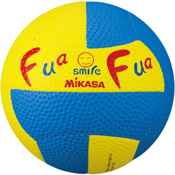 ミカサ MIKASA ふぁふぁドッジ 2号球縫い イエロー/ブルー ドッジボール どっじぼーる ドッヂ ぼーる 軽量 やわらかい 痛くない ボール遊び 学校用品 体育 体育祭 運動会  FFD2YB　スマイルボールよりも更にやわらかく、ボー...