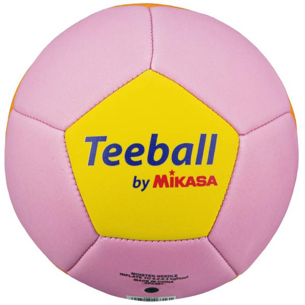 ミカサ MIKASA ティーボール オレンジ×ピンク ジュニア キッズ 学校体育用品 部活 クラブ バレー用品 練習 試合 屋内競技 体育館 トレーニング 練習球 自主練 個人練  STBYOP　野球やソフトボールの入門期の子供達のために考...