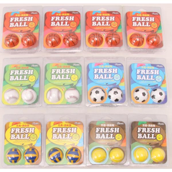 フィノア Finoa フレッシュボール アソート 12パック入り 芳香剤 消臭剤 シューズ 靴 ロッカー 下駄箱 学校 部活 スポーツシューズ ジムバッグ 鞄 車 コンパクト  5200　スポーツシューズ、ジムバッグ、ロッカールームなどを多...