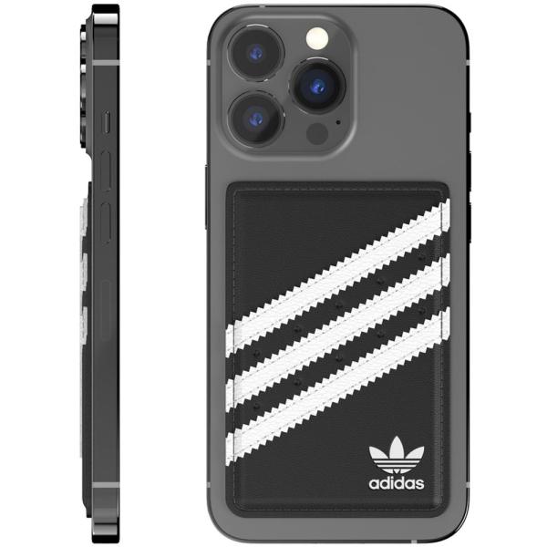 アディダス adidas adidas Originals MagSafe universal pocket FW22 Black/white  GC3002   50325　アディダスオリジナルスよりMagSafe機能に対応したカードケー...