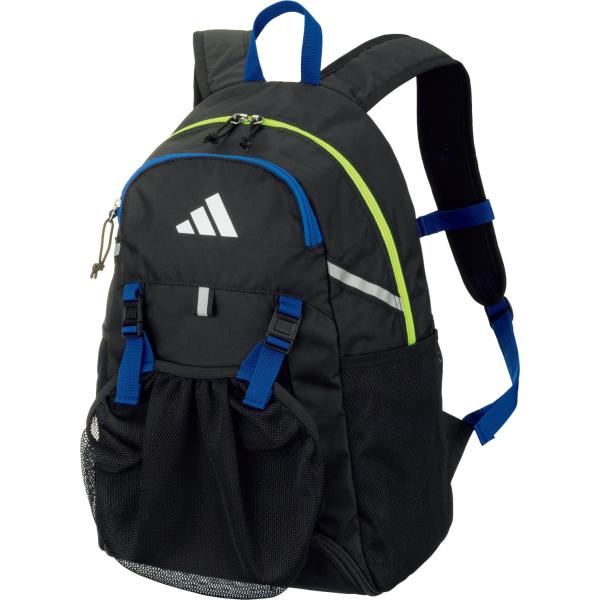 アディダス adidas ボール用デイパック 24L 黒色 黄色 青色 ブラック ルーシドレモン ブライトロイヤル リュック リュックサック 通学 部活 中学生 高校生 大学生 通勤  ADP43BKYB　サッカー　24リットル容量のボール...