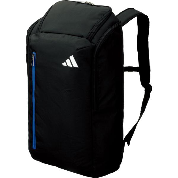 アディダス adidas ボール用デイパック 35L 黒色 青色 ブラック ルーシドブルー リュック リュックサック 通学 部活動 サッカー 中学 高校生 大学生 通勤  ADP47BKB　サッカー　35リットル容量のボール用デイパック、ボ...