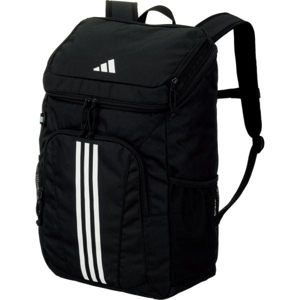 アディダス adidas ボール用デイパック ブラック 黒 バックパック リュックサック 27L ボール収納 シューズ収納 移動 部活 クラブ活動 サークル かばん ボールバッグ  ADP50BK　サッカー　27リットル容量のボール用デイパ...