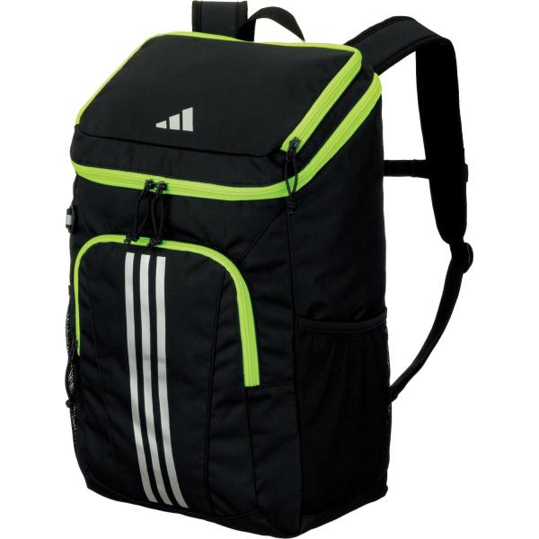 アディダス adidas ボール用デイパック 27L ブラック ルーシドレモン イエロー 黄色 黒色 リュック リュックサック 通学 部活 サッカー バレー 中学生 高校生 大学生 通勤  ADP50BKY　サッカー　27リットル容量のボー...