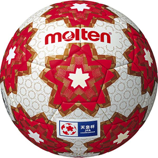 モルテン molten 天皇杯キッズ 検定球 4号球 サッカーボール 小学校高学年 小学生 中学 部活 サッカー用品 和風 トンボ柄 亀甲紋 伝統文様 大会ロゴ ジュニア  F4E5000H　サッカー　天皇杯JFA全日本サッカー選手権大会試...