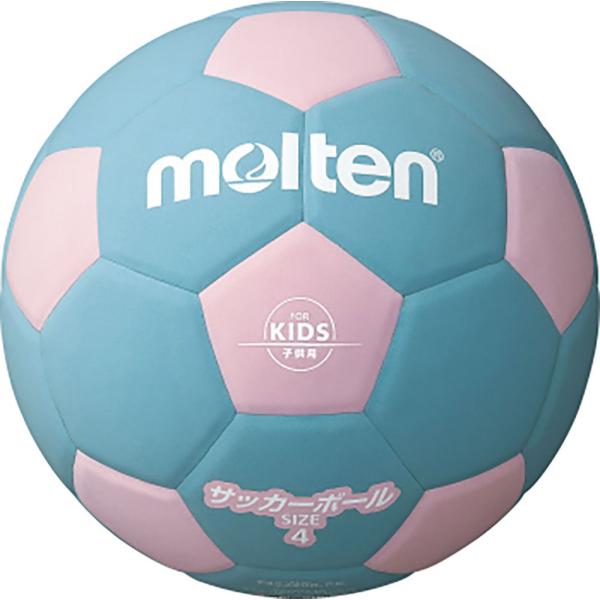 モルテン molten フットボール サッカー2200 軽量4号 ピンク シアン 4号球 サッカーボール 小学生 中学 高校 大学 一般 部活 サークル クラブチーム 練習 ボール  F4S2200PC　サッカー　EVA素材でやわらかい。吸...