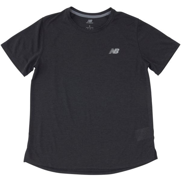 ニューバランス New Balance Athletics ショートスリーブTシャツ  WT41253　軽くソフトな肌触りながら耐久性に優れたNB ICE X搭載のピンドットメッシュを採用したランショートスリーブTシャツ。裾は前後で長さを変...