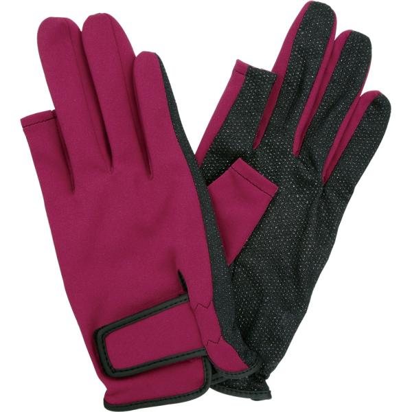 ニチヨー NICHIYO お手頃2本指切りグローブ メンズ レディース グラウンドゴルフ グランドゴルフ ゲートボール パークゴルフ 手袋 滑り止め 練習 試合 大会 トレーニング 用品  G15 R　初心者向け基本手袋。