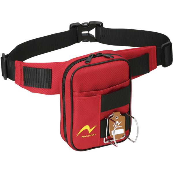 ニチヨー NICHIYO ホルダーポーチ グラウンドゴルフ グランドゴルフ ボール 収納バッグ スマホ 携帯 ウエストポーチ 腰 フィット マーカー フックベルト ファスナーポケット  HP R　普及の進むスマホを収納したいとの声を多くいた...