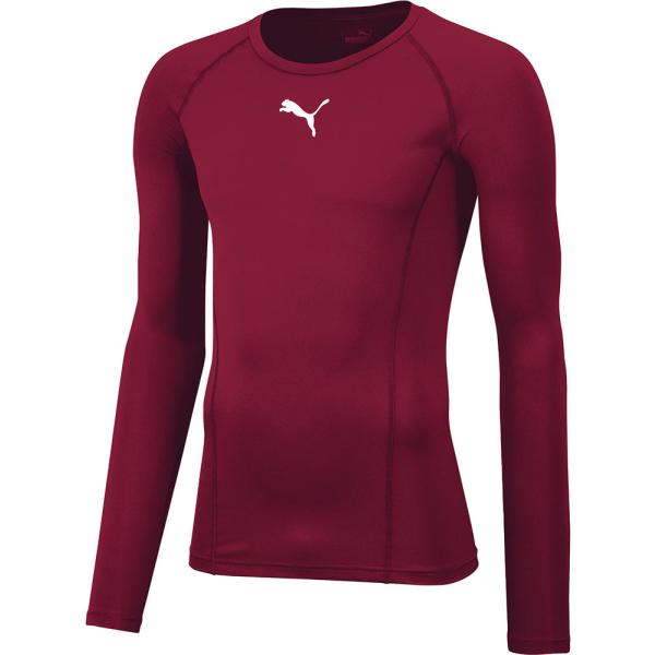 プーマ PUMA リーガベースレイヤー LIGA BASELAYER クルーネック LS シャツ メンズ 男性 大人 学生 長袖 ロングスリーブ トップス 長袖 インナー ロゴ  658223 09　サッカー　スパンデックスの強力ストレッチ...