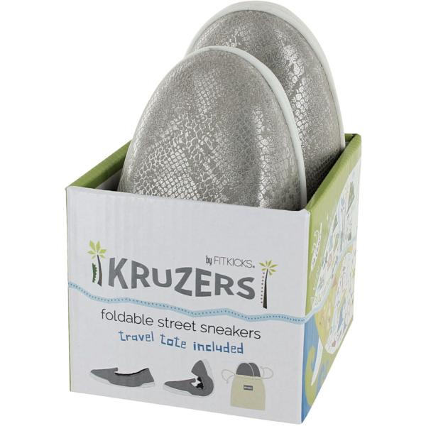 KRUZERS L SILVER SANDS  KFK0612　履き口に伸縮性があり、履いてみると実感するそのフィット感。ワンカラーにさりげない柄がセンスUP!