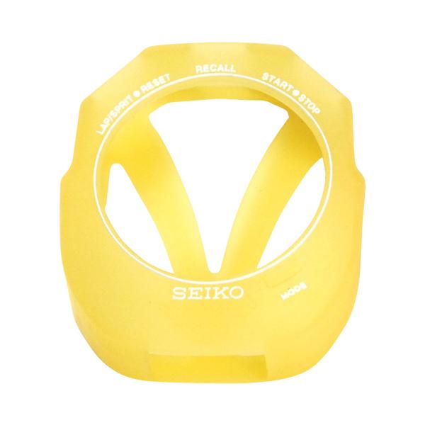 セイコー SEIKO スイミングマスター シリコンケース イエロー ストップウォッチ タイマー ケース 保護 シリコン製 滑り止め キズ防止 水泳 スイミング 部活 クラブ活動  SVAZ013　スイミング