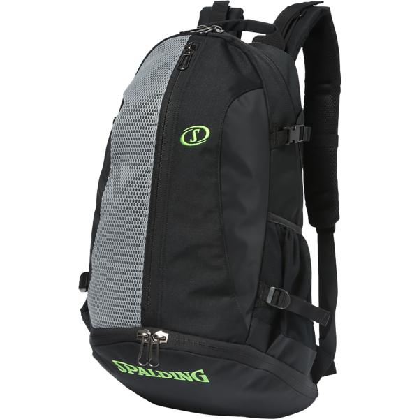 スポルディング SPALDING ケイジャー ブリーズ グレー×グリーン  40017GG　バスケット　パーツの一部を通気性の良いメッシュに切り替えたケイジャー。しっかりと肉感のある丈夫なメッシュを採用