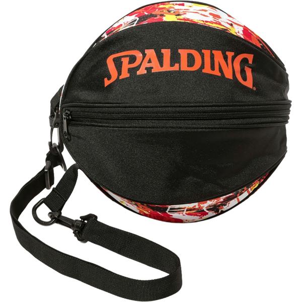 スポルディング SPALDING ボールバッグ グラフィティ オレンジ×レッド  49001GOR　バスケット　ストリートアートをイメージした鮮やかなグラフィティ柄を配色で左右に配したデザインのボールバッグ。
