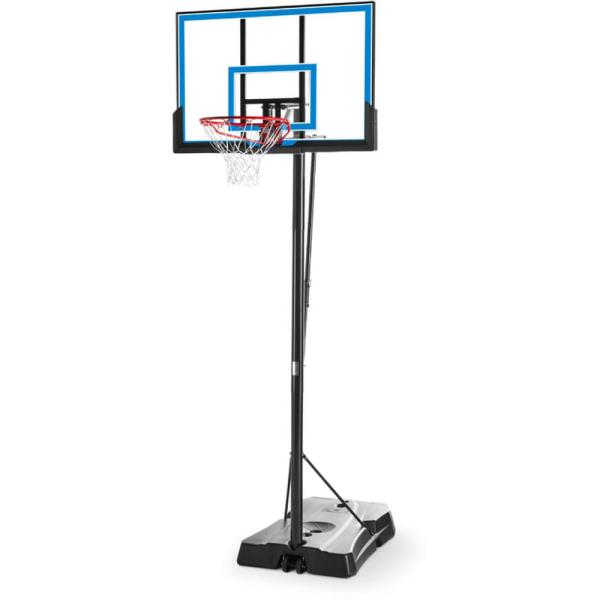 スポルディング SPALDING 【メーカー直送品】 48インチ ゲームタイムシリーズ ゴール 48インチ エグザクトハイト ポリカーボネイト ポータブル バスケットボール バスケットゴール  7A1655CN　バスケット　ハンドルで高さ調...