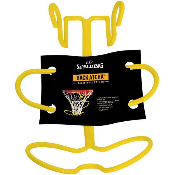 スポルディング SPALDING バスケットボールリターン イエロー  8352SPCN　バスケット　スポルディング製バスケットゴールに装着しシュートされたボールが返ってくるアクセサリー。