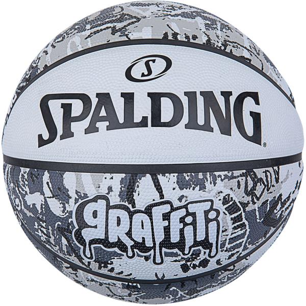 スポルディング SPALDING グラフィティ ホワイト 84-375Z 7号球 白 バスケットボール ボール 7号球 バスケ 大学生 中学 高校 練習 部活 シュート 屋外 耐久性 球技  84375Z　バスケット　アウトドアでのプレーに...