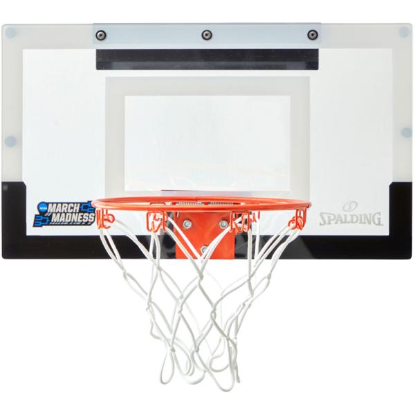 スポルディング SPALDING スラムジャム NCAA バスケットボール ホワイト×ブラック ジュニア キッズ バスケ ボール ミニボール バスケットゴール 小学校 家庭用 自宅 シュート  E561034T　バスケット　公式バックボード...