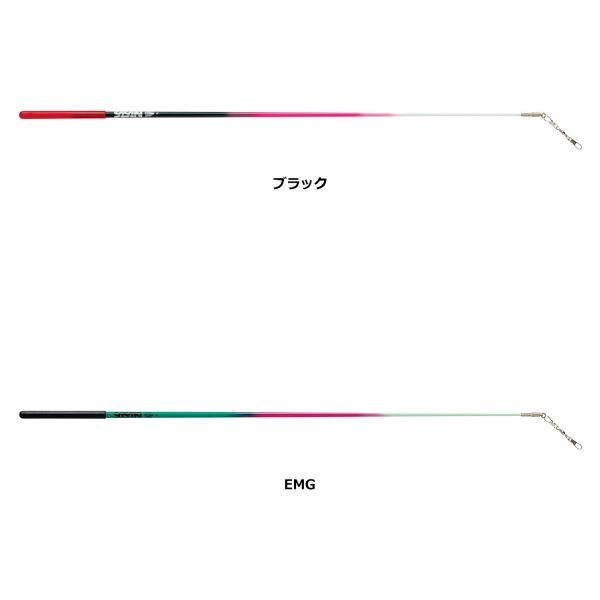 ササキ SASAKI トリコロールスティック 3色グラデーション F.I.G.認定品 M-781T オフィシャル1規格 公式戦 大会 試合 部活 練習 発表会 演技 新入部員  M781TF　新体操　試合検定品オフィシャルF.I.Gパートナ...