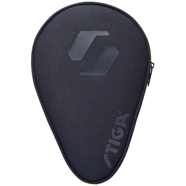 スティガ STIGA フルラケットケースライバル JP ブラック  1423020982　卓球　ラケット1本収納可能。ジッパーもシルバーになっています。シンプルだけどかっこいい、スティガらしいデザイン。