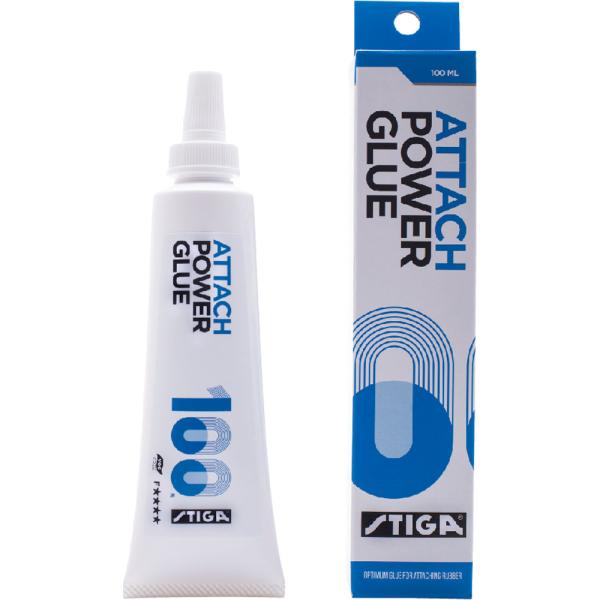スティガ STIGA 卓球メンテナンス用品 ATTACH POWER GLUE アタッチパワーグルー 100ml  992911　卓球　アタッチパワーグルーはラバーを確実に接着するのに最適な接着剤です。ラバーをブレードからはがす際にも、木材...