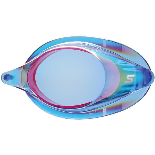 スワンズ SWANS 度付きミラーレンズ レンズのみ SR-7 SRCL7M  SRCL7MS NASHD　スイミング　度付きノンクッションレーシングゴーグルミラーレンズ。レンズに施された波状形状により流水抵抗を軽減。